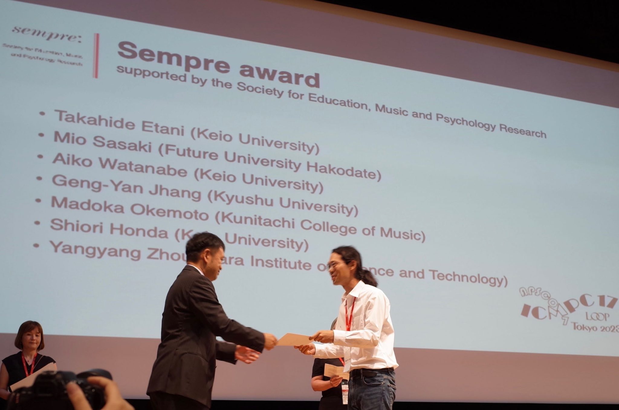 デザイン人間科学国際コース（博士課程）留学生 Geng-Yan Jhang（上田研究室）が Sempre Awardを受賞 – 九州大学｜芸術 ...
