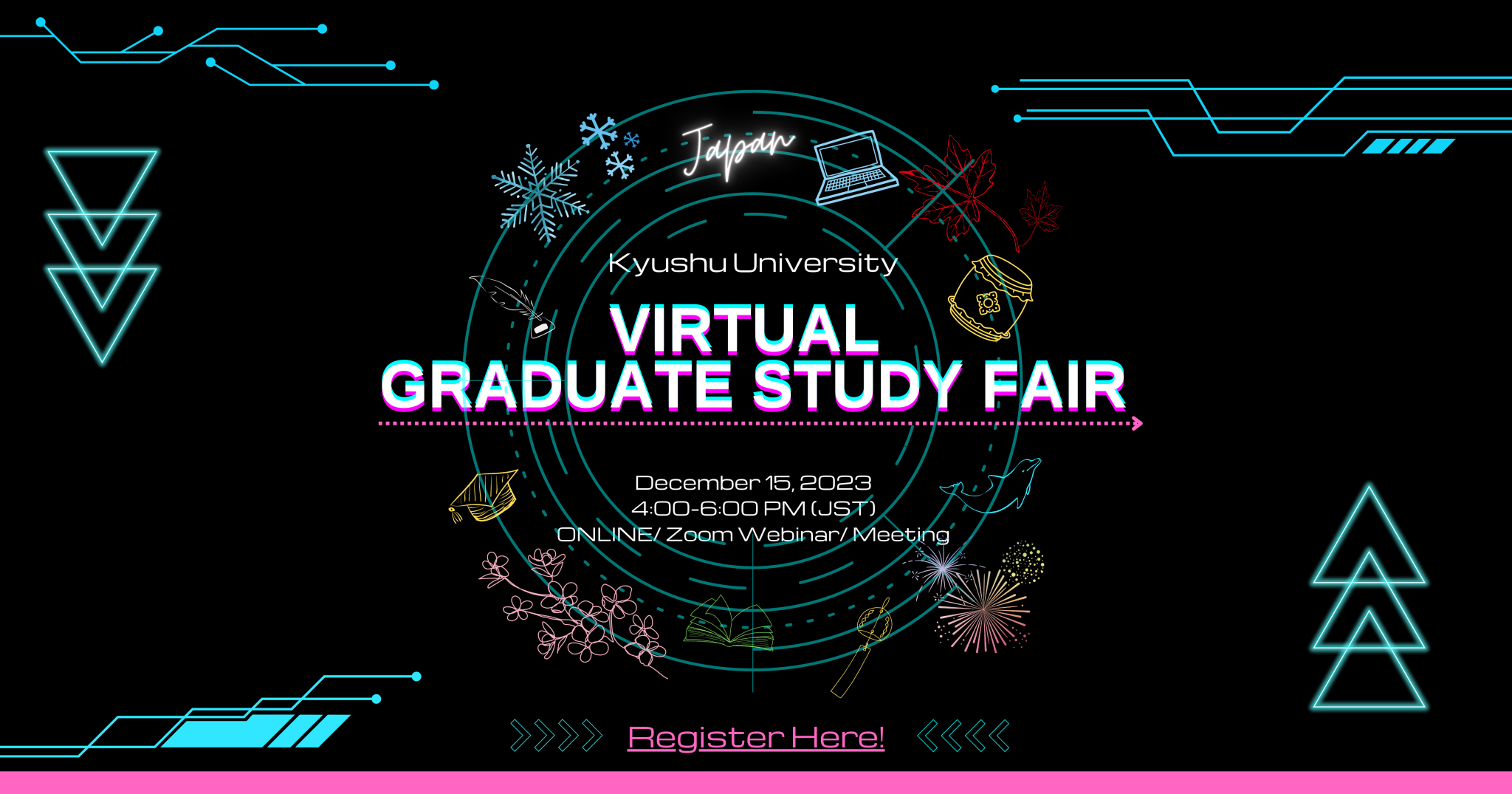 The 2nd “Virtual Graduate Study Fair at Kyushu University” on December ...