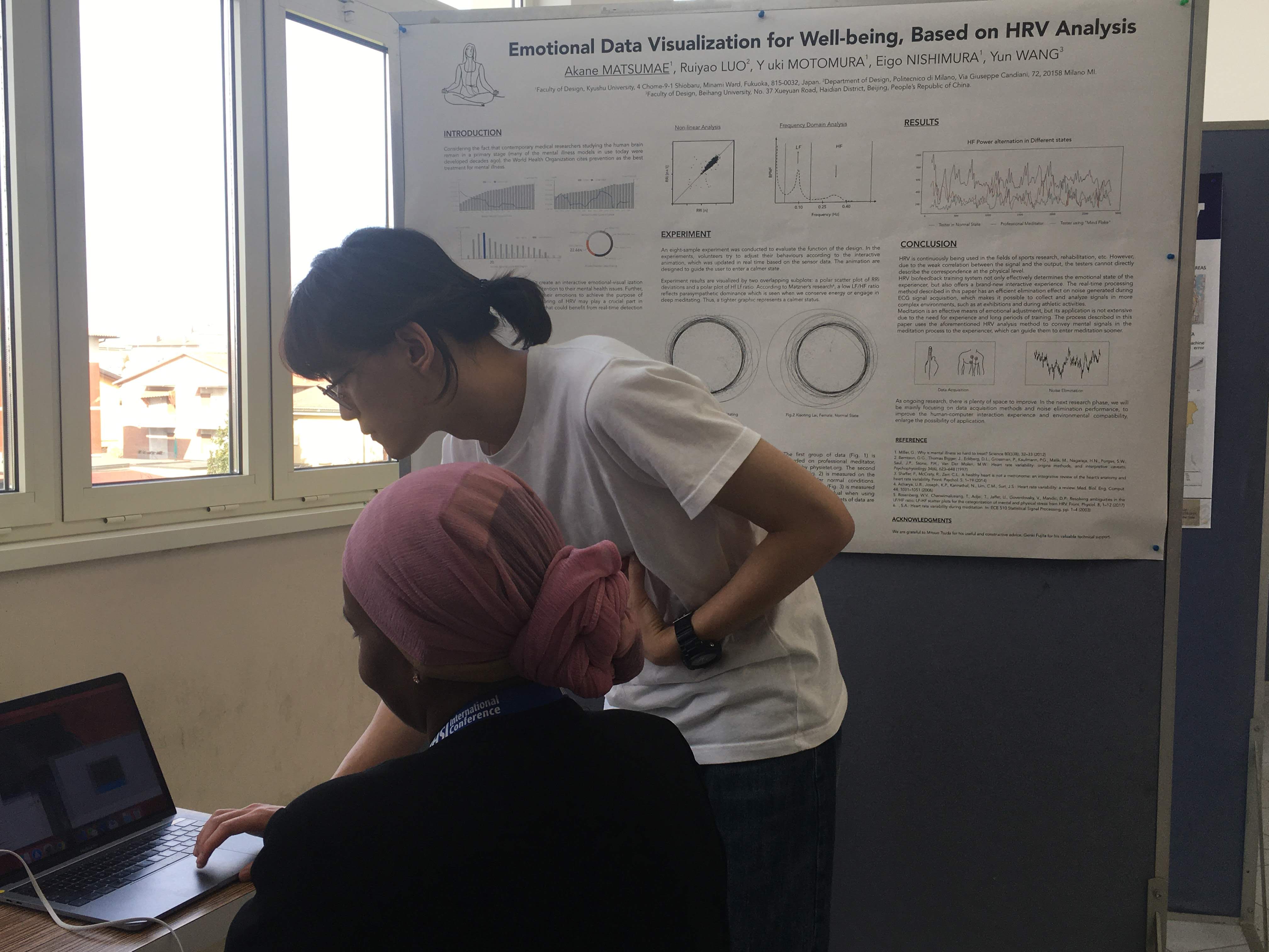 【国際会議発表】”Emotional Data Visualization for Well-Being, Based on HRV ...