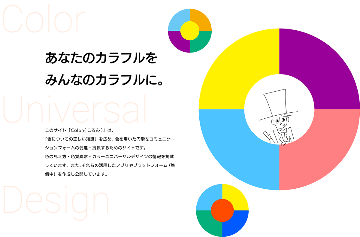 カラーユニバーサルデザイン Cud について Colon